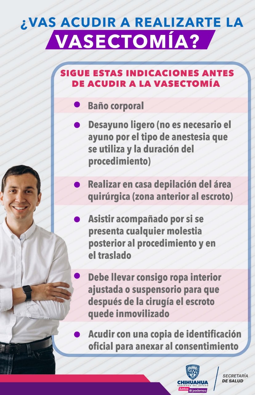 Promueven vasectomía en centros de salud - Norte De Chihuahua