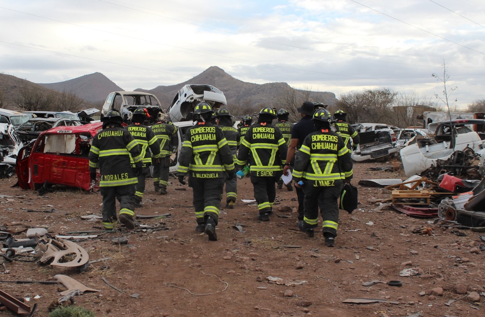 Inicia certificación de Bomberos en extracción vehicular de personas atrapadas - Norte De Chihuahua